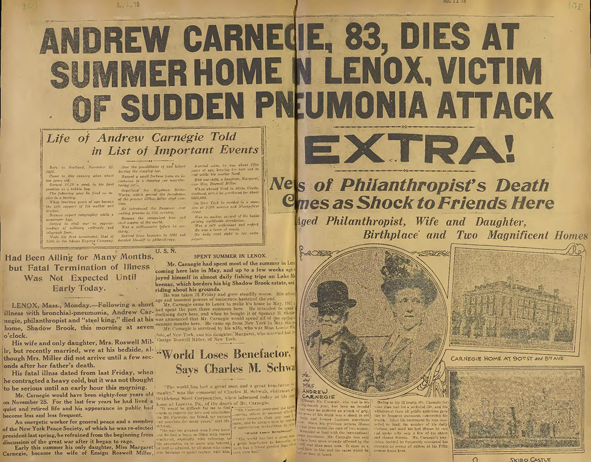 The Andrew Carnegie Centenary | Carnegie Club